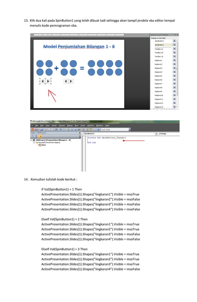 Membuat media belajar dengan vba power point | PDF | Desktop Publishing ...