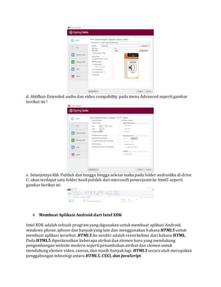 Membuat media pembelajaran berbasis android | PDF