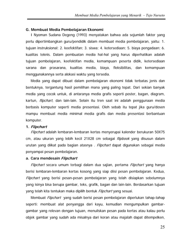 Membuat media pembelajaran yang menarik | PDF