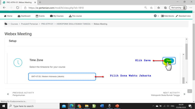 Membuat meeting room di webex pengajar | PPTX