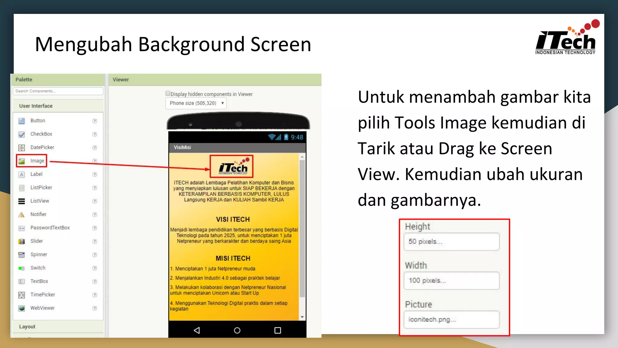 Membuat menu visi dan misi company profile | PDF