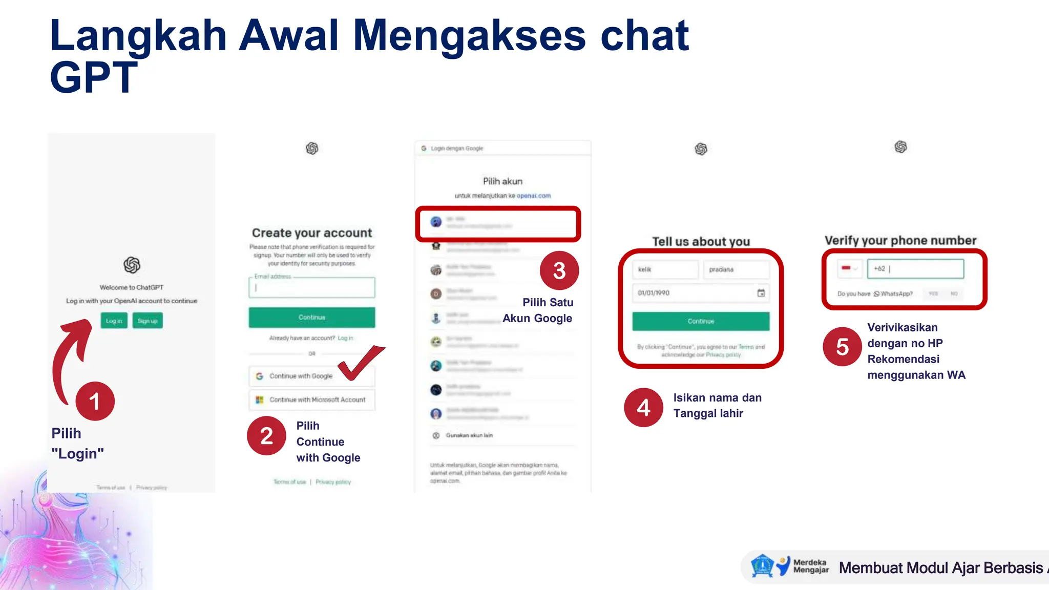 MEMBUAT MODUL AJAR BERBASIS ARTIFICIAL INTELLEGENCE (AI) | PPTX