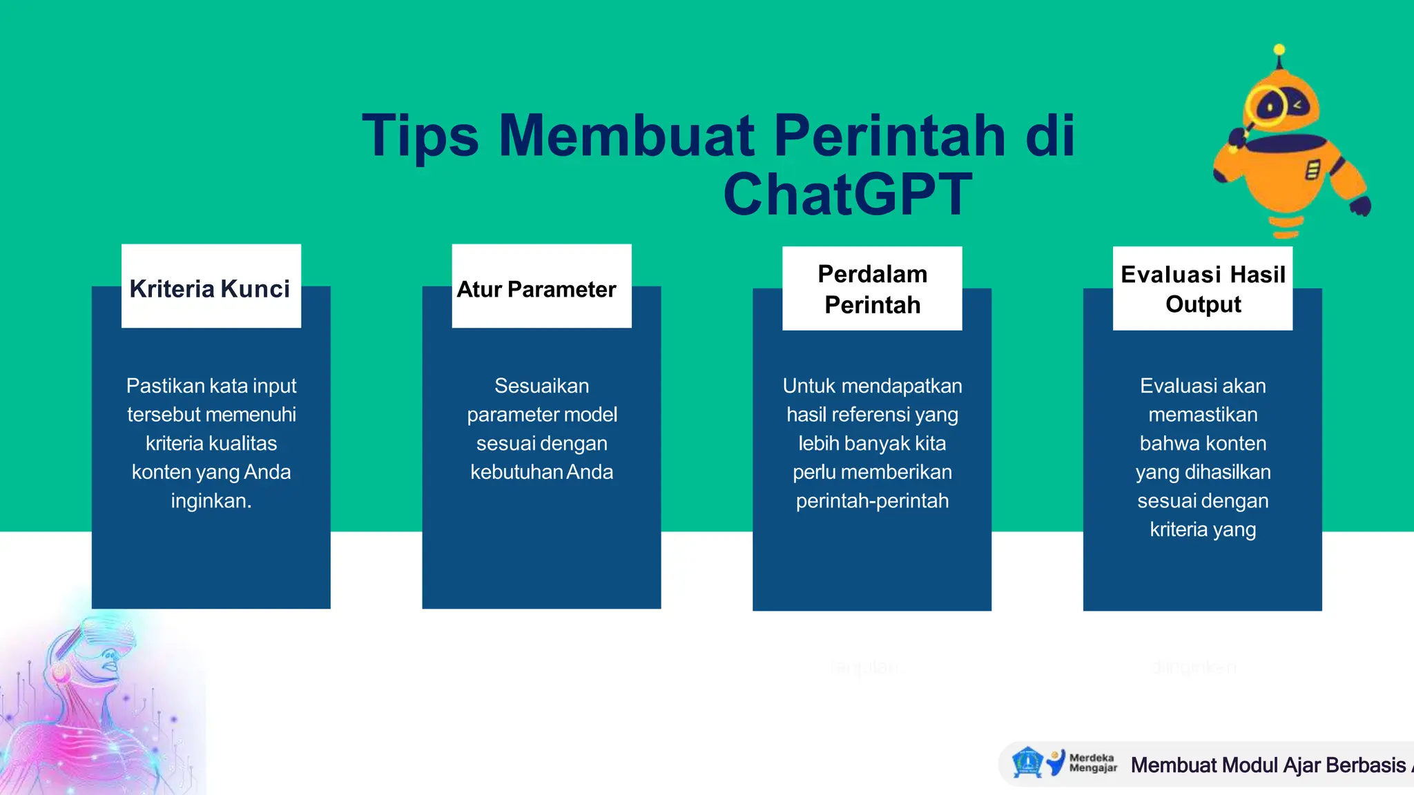 MEMBUAT MODUL AJAR BERBASIS ARTIFICIAL INTELLEGENCE (AI) | PPTX