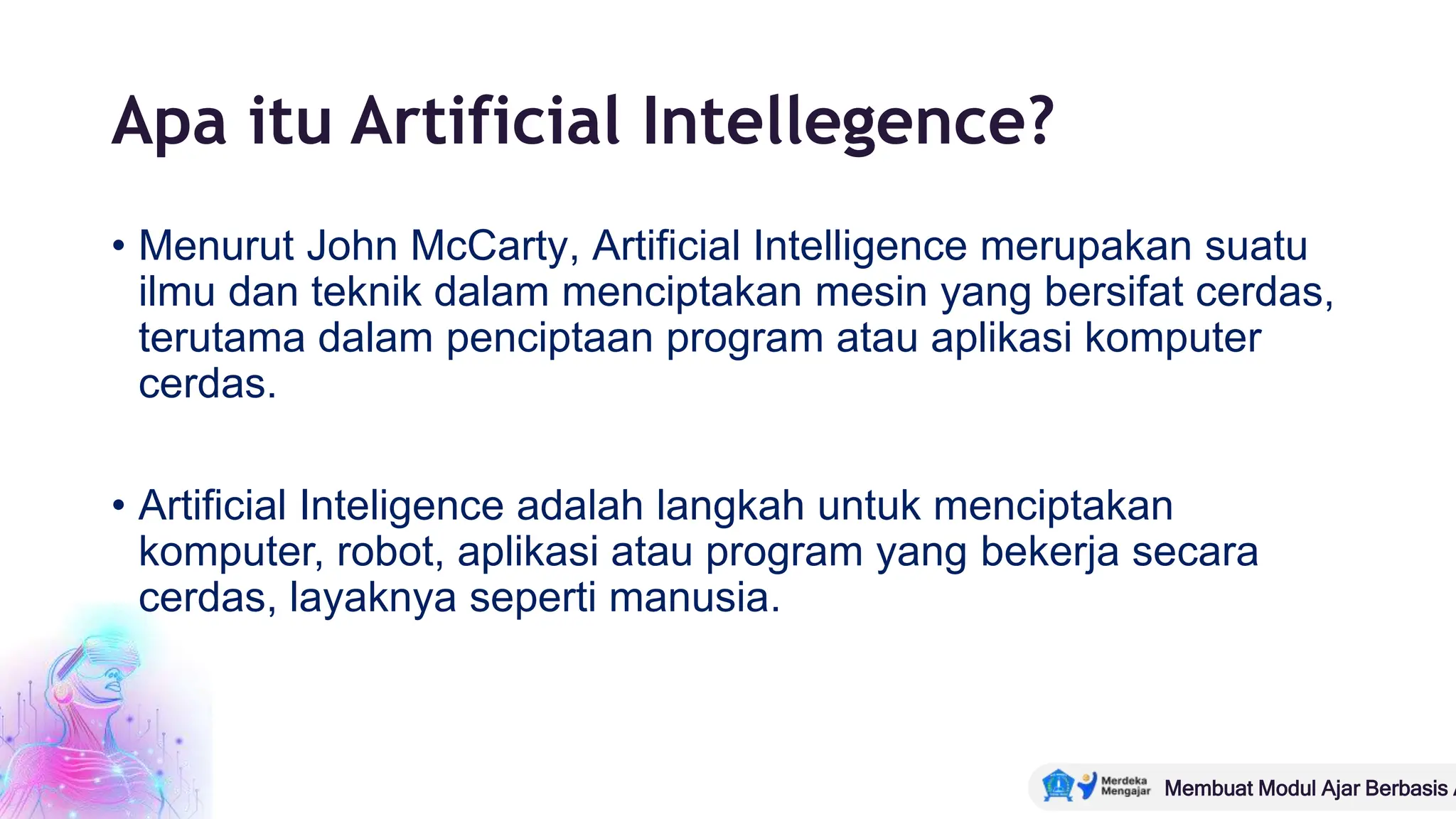 MEMBUAT MODUL AJAR BERBASIS ARTIFICIAL INTELLEGENCE (AI) | PPTX