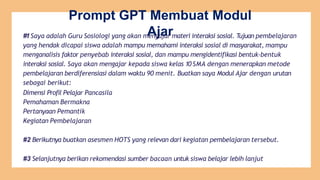 MEMBUAT MODUL AJAR BERBASIS ARTIFICIAL INTELLEGENCE (AI) | PPTX