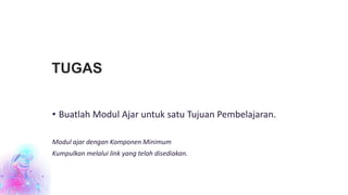 MEMBUAT MODUL AJAR BERBASIS ARTIFICIAL INTELLEGENCE (AI) | PPTX