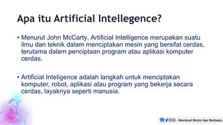 MEMBUAT MODUL AJAR BERBASIS ARTIFICIAL INTELLEGENCE (AI) | PPTX