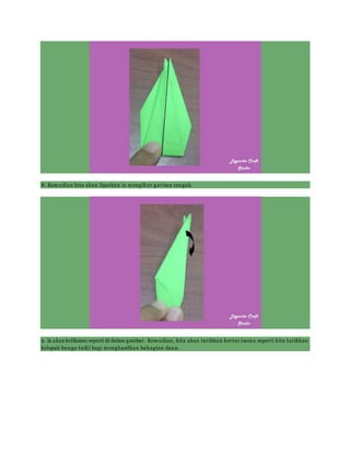 Membuat origami bunga tulip | DOCX
