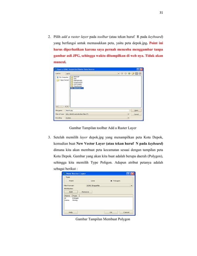 Membuat peta digital dengan quantum gis | PDF