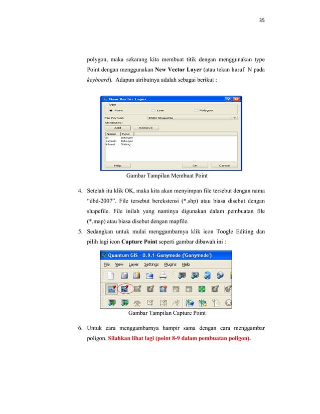 Membuat peta digital dengan quantum gis | PDF