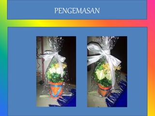 Membuat pot bunga dari limbah plastik ( botol plastik ) | PPTX