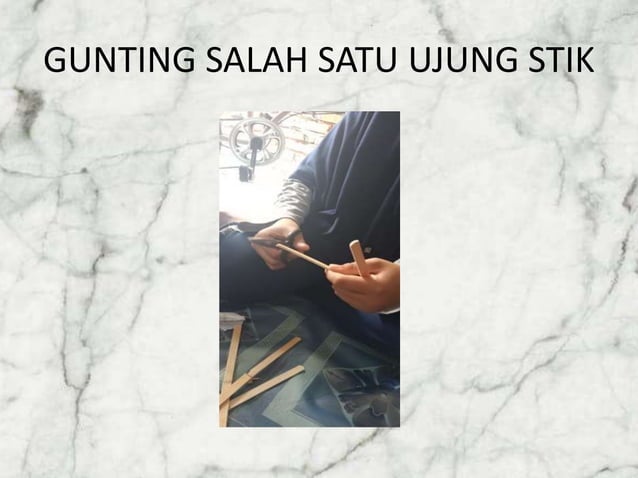 MEMBUAT POT BUNGA GANTUNG DARI STIK | PPTX
