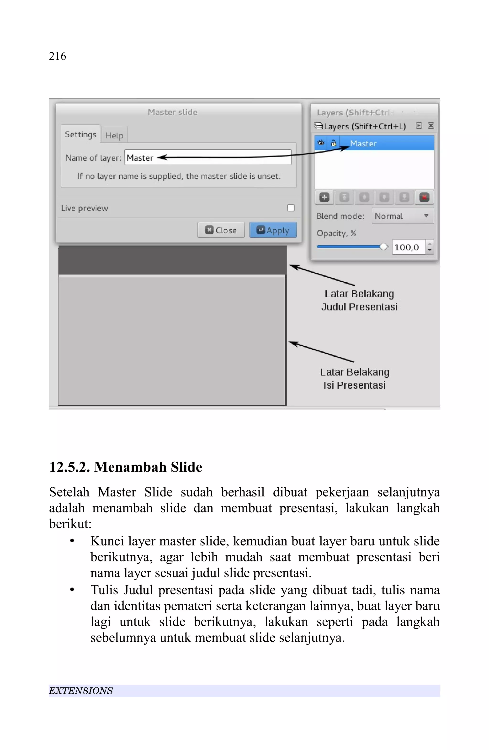 Membuat presentasi menggunakan inkscape | PDF