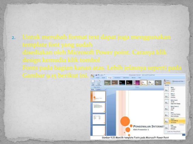 Membuat presentasi sederhana | PPT
