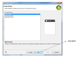 Membuat program android ( konversi jarak) | PPT
