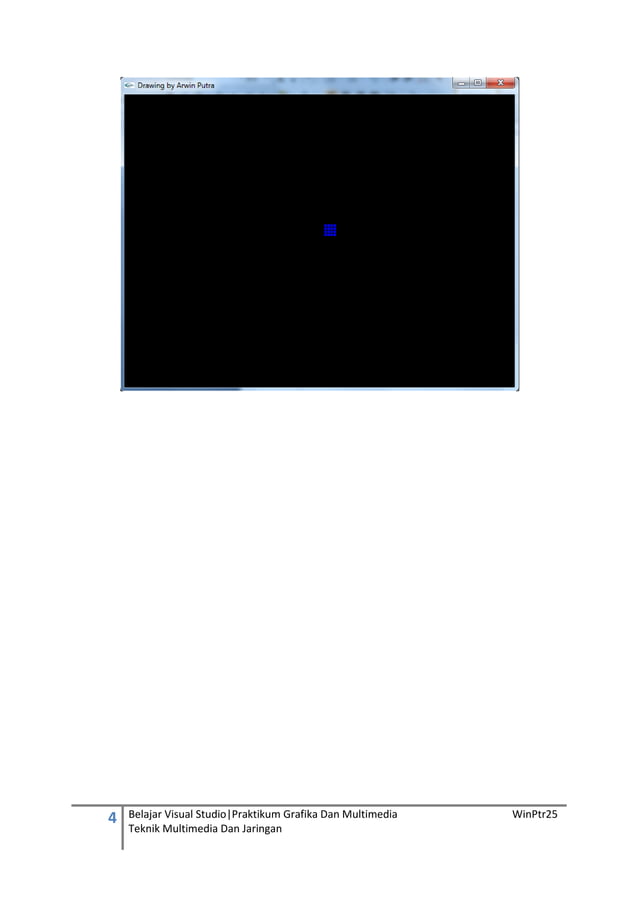 Membuat program menampilkan titik dengan visual studio | PDF