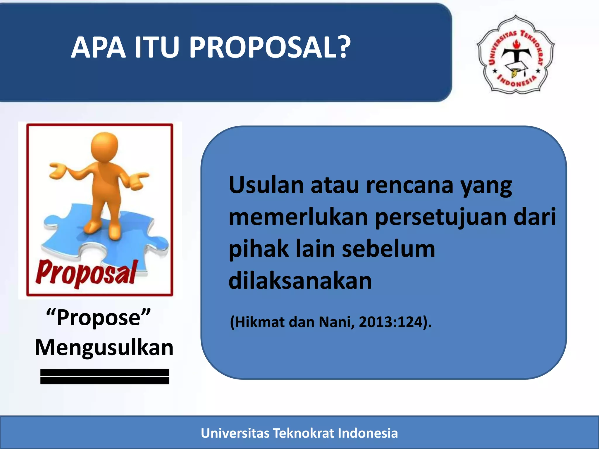 Membuat proposal | PPTX