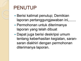 Membuat proposal dan lpj osis | PPTX