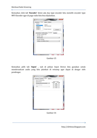 Membuat radio streaming | PDF