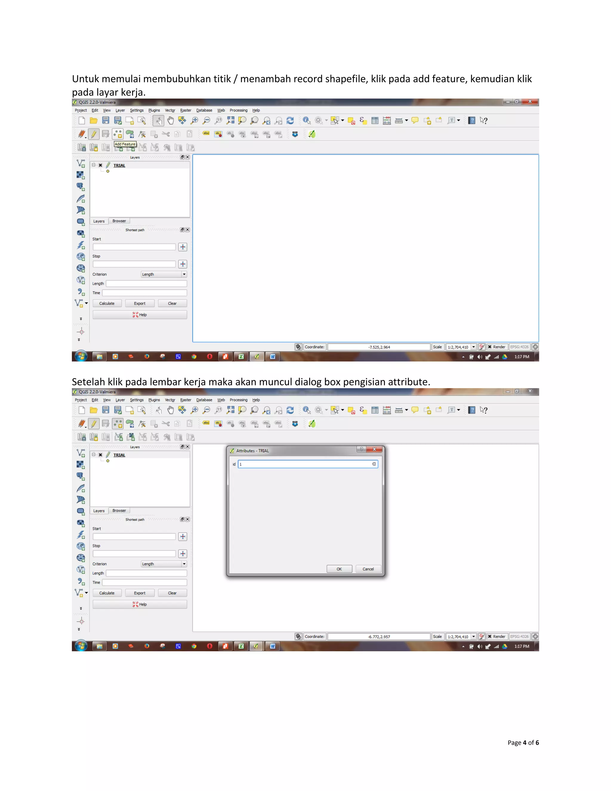 Membuat shapefile baru pada quantum gis 2 2 | PDF
