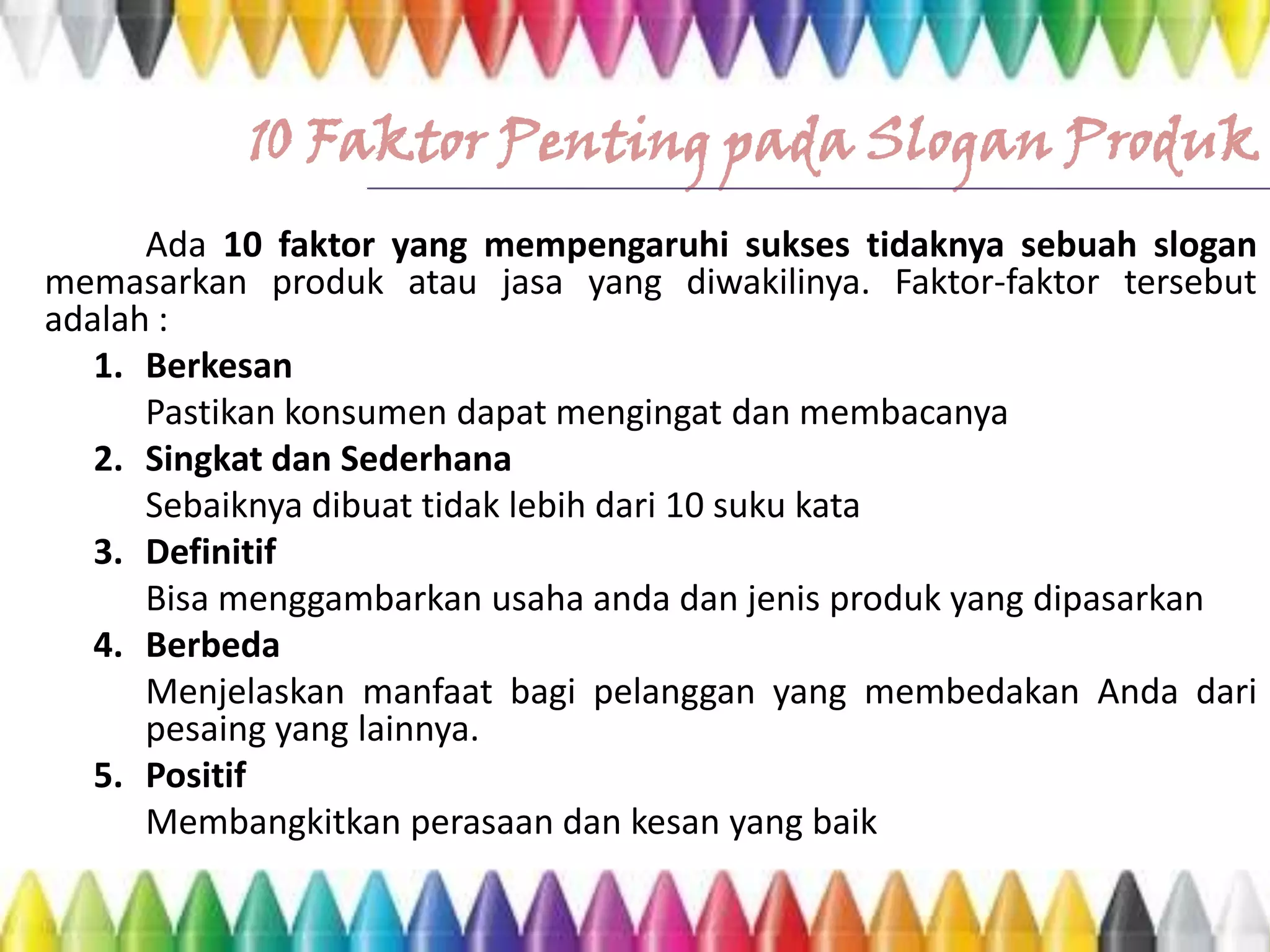 Cara membuat slogan | PPTX