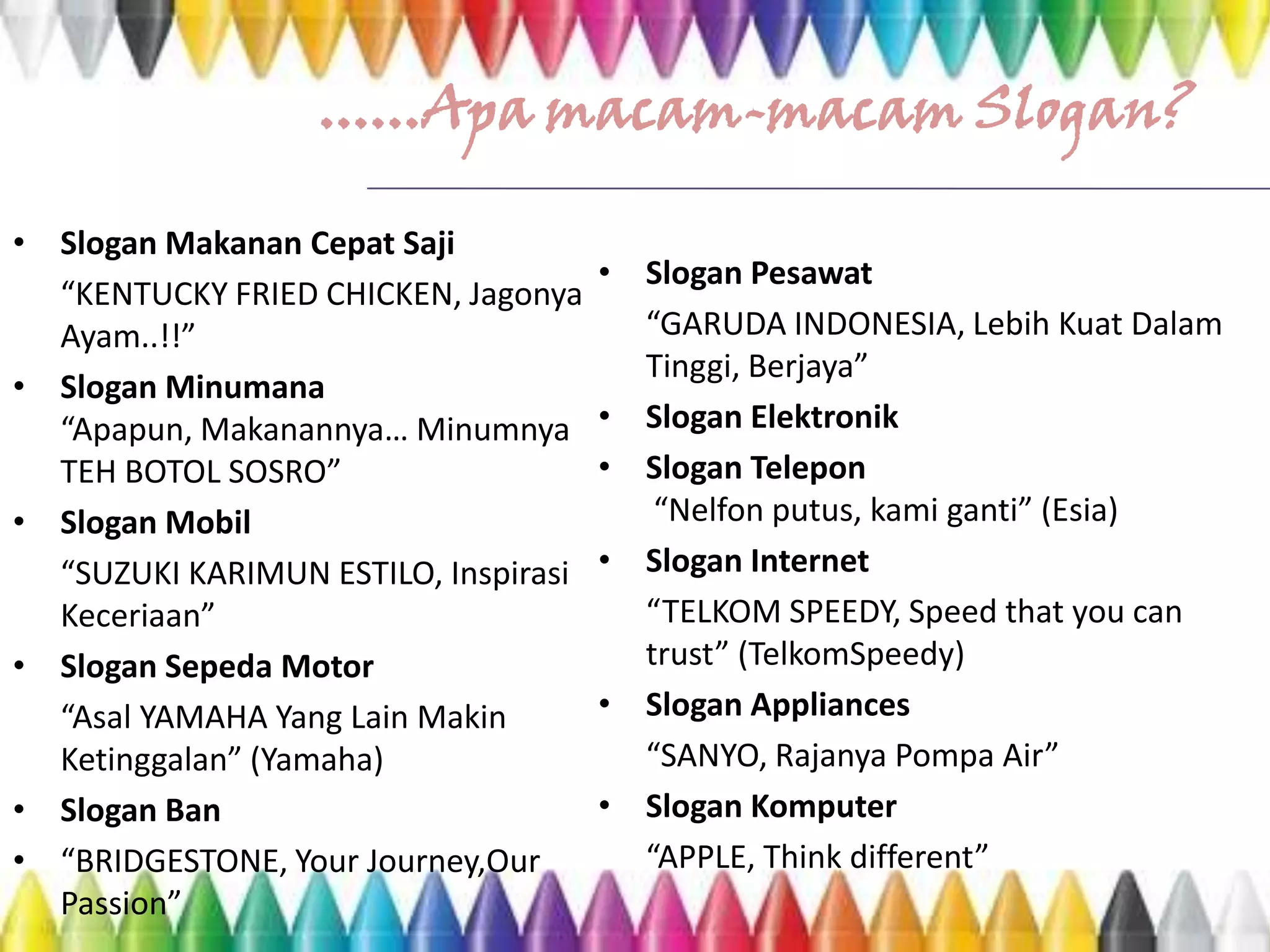 Cara membuat slogan | PPTX