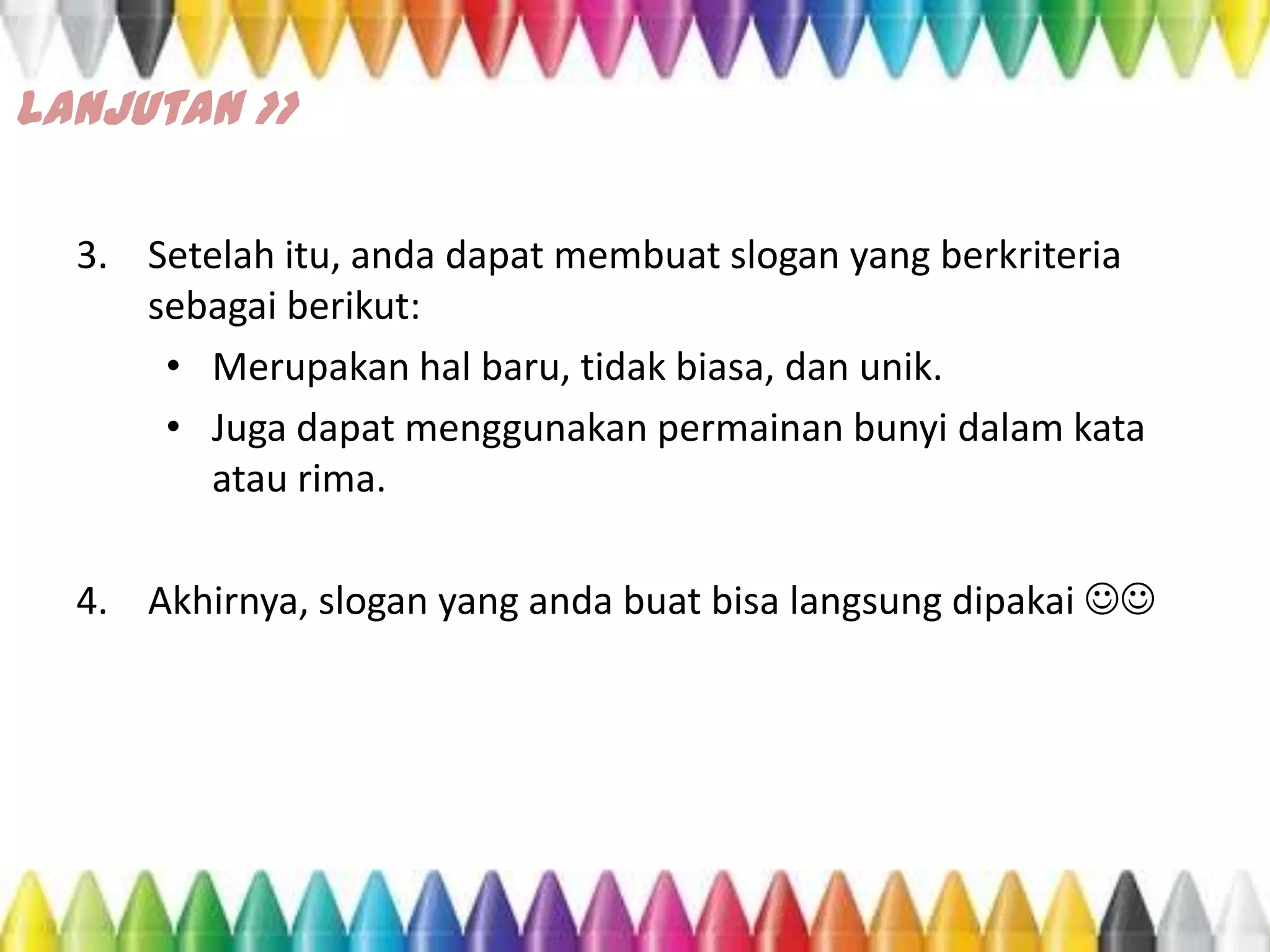 Cara membuat slogan | PPTX