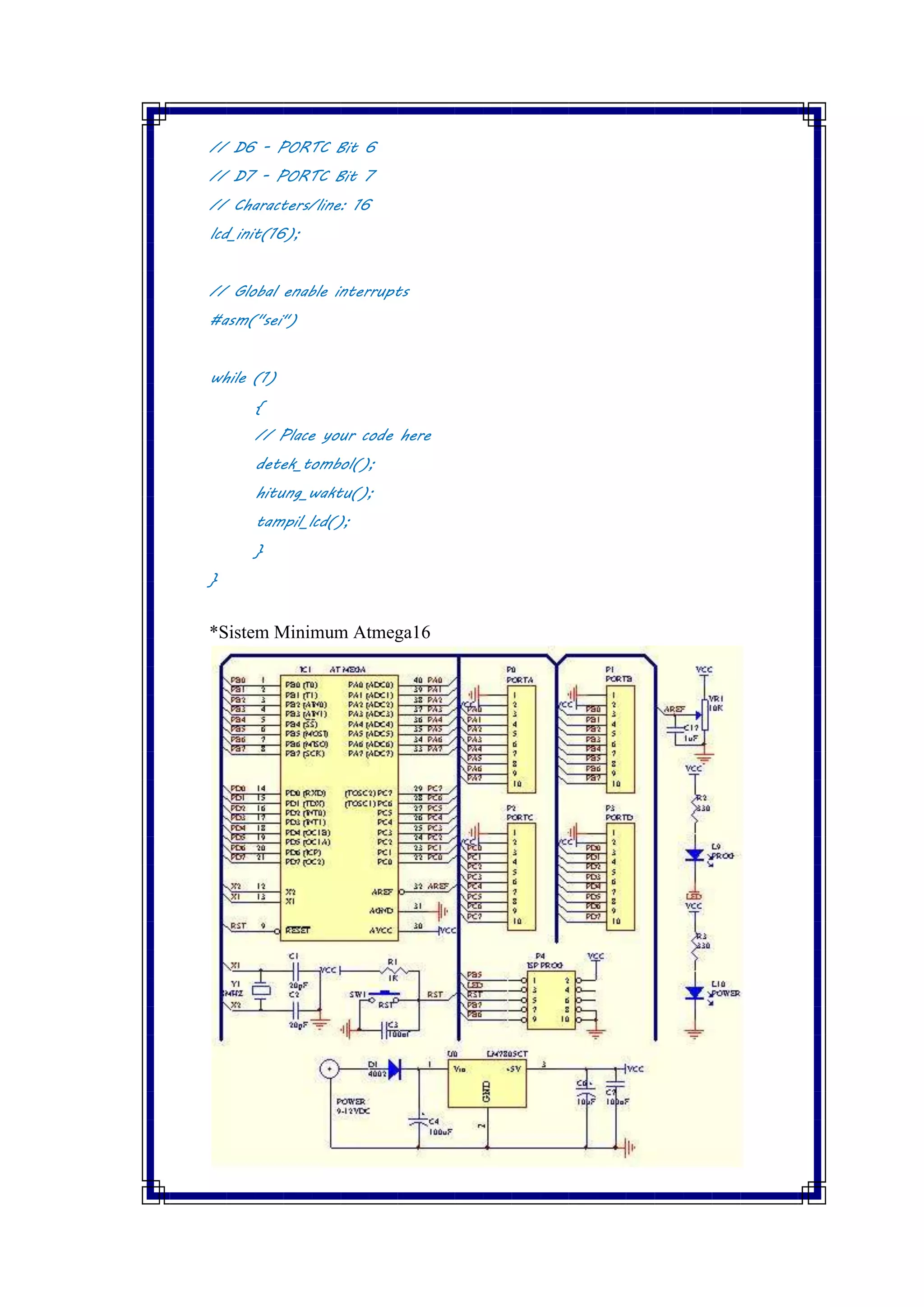 Membuat stopwatch menggunakan mikrokontroler atmega16 by muhammad ...
