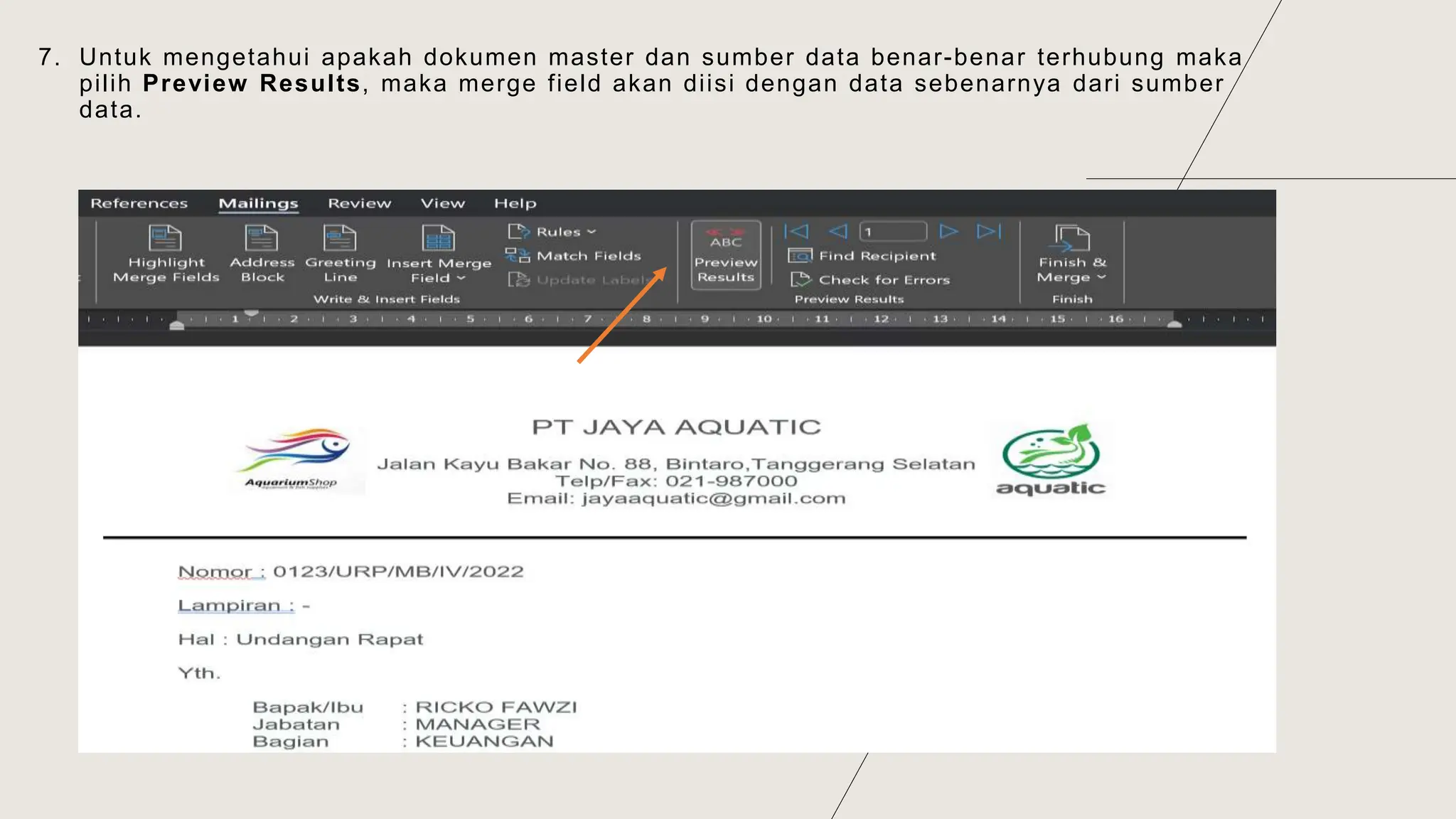 MEMBUAT SURAT UNDANGAN DENGAN MAIL MERGE.pptx