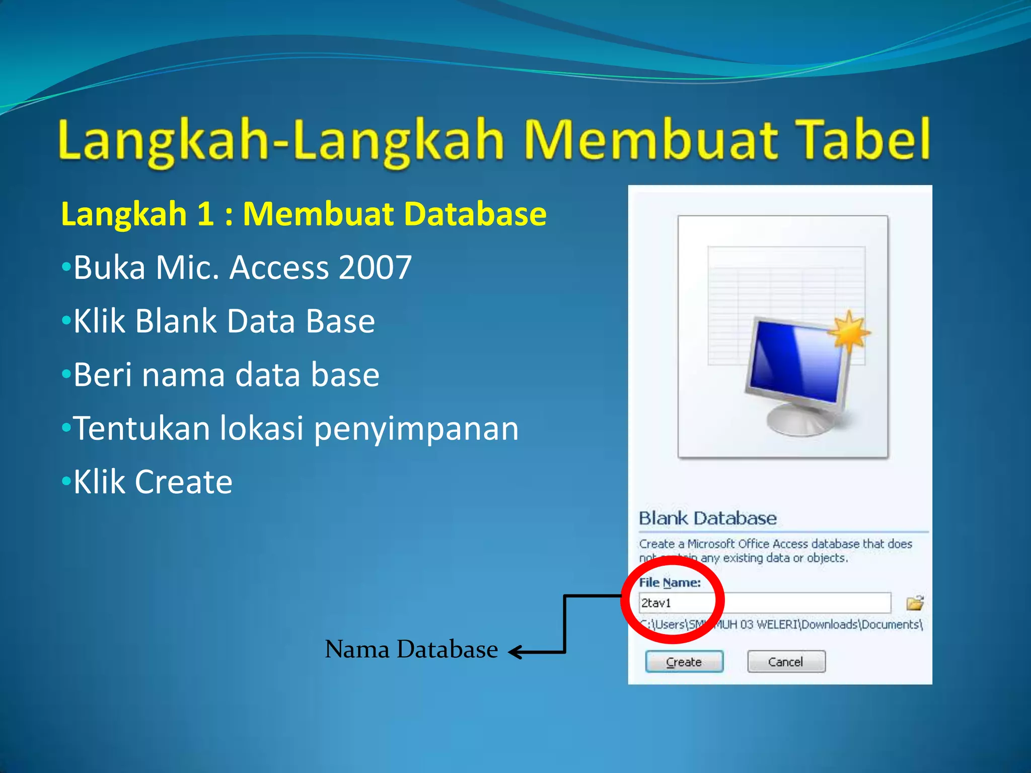 Membuat tabel | PPT