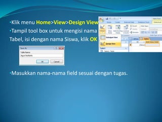 Membuat tabel | PPT