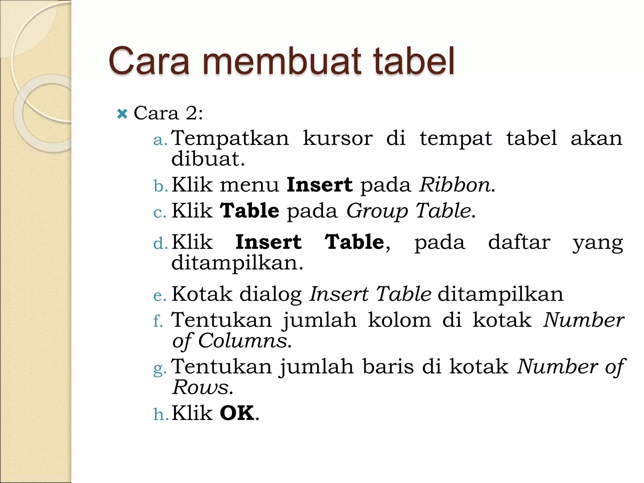 MEMBUAT TABEL.ppt