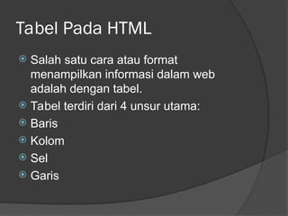 membuat tabel html kelas XII Multimedia.ppt