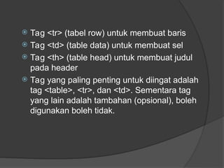 membuat tabel html kelas XII Multimedia.ppt