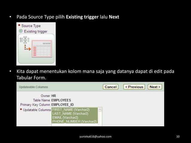Membuat Tabular Form - Oracle Application Express | PDF