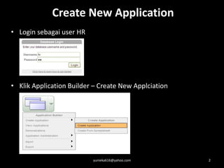 Membuat Tabular Form - Oracle Application Express | PDF