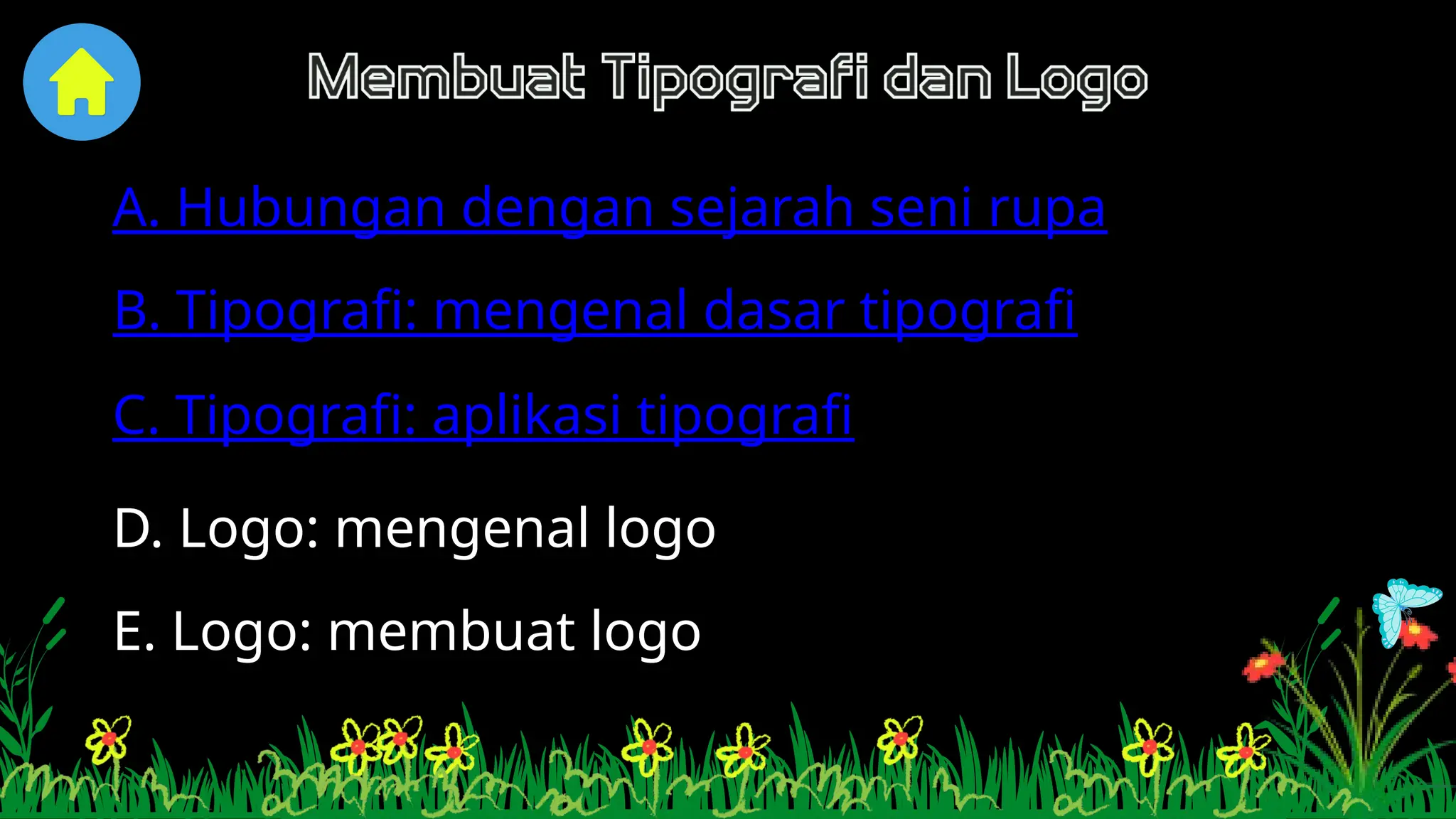 Membuat tipografi dan logo pelajaran seni rupa kelas 7 kurikulum ...