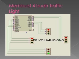 Membuat traffic light dengan avr at mega | PPTX