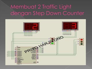 Membuat traffic light dengan avr at mega | PPTX