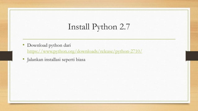 Membuat virtual environment python | PPT