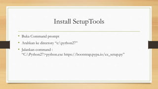 Membuat virtual environment python | PPT