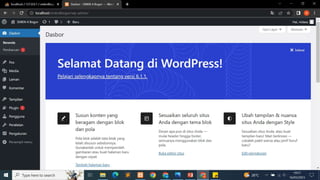Membuat Web dengan Wordpress dengan mudah | PPT