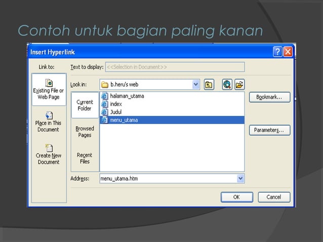 Membuat website frontpage | PPT
