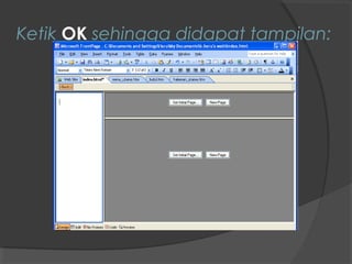 Membuat website frontpage | PPT