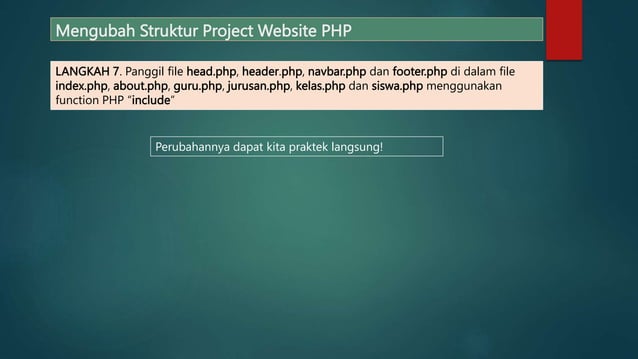 Membuat website sekolah dengan HTML CSS PHP.pptx
