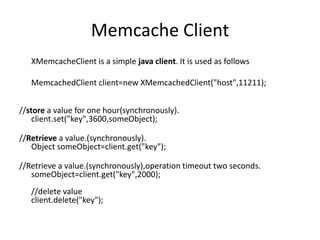 Memcache | PPT