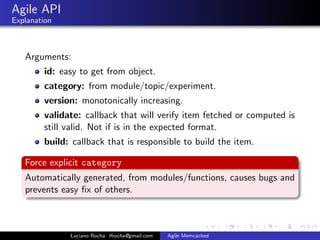 Agile Memcached | PPT