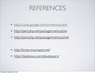 Memcached: What is it and what does it do? (PHP Version) | PPT