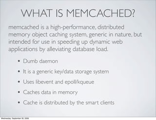 Memcached: What is it and what does it do? (PHP Version) | PPT