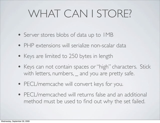Memcached: What is it and what does it do? (PHP Version) | PPT